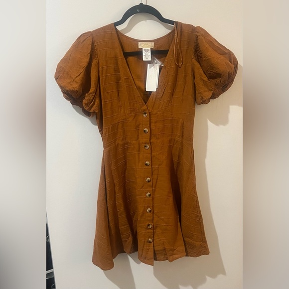 l*space | Dresses | Lspace Orange Sabrina Mini Dress | Poshmark